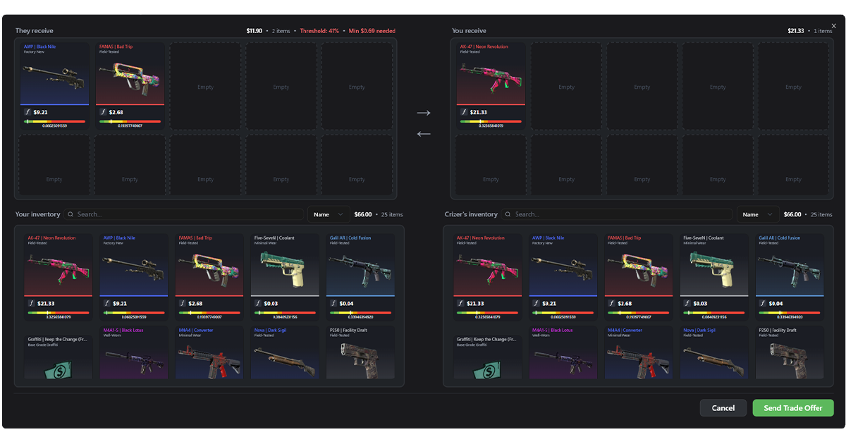 CSTRADER | THE #1 P2P CS TRADING MARKETPLACE